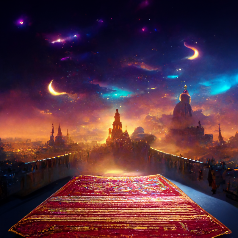 Sleep story: The Magic Carpet - Moonoa